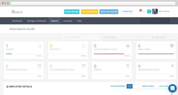 Time Clock App - ClockIt