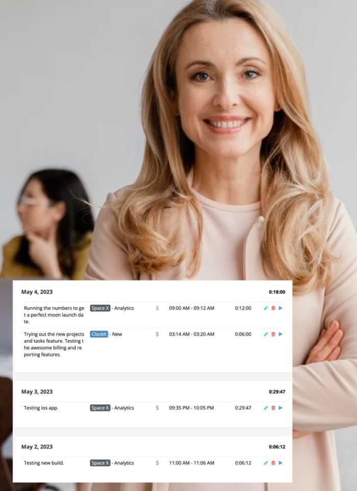 Project Task & Time Tracker - ClockIt
