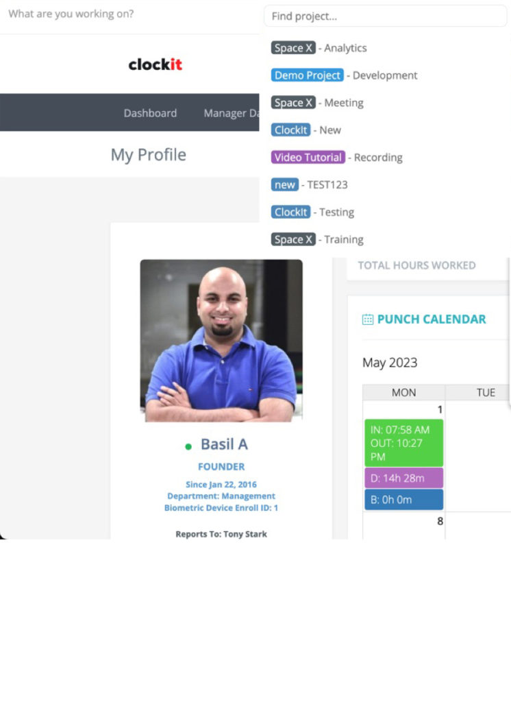 Project Task & Time Tracker for iOS - ClockIt