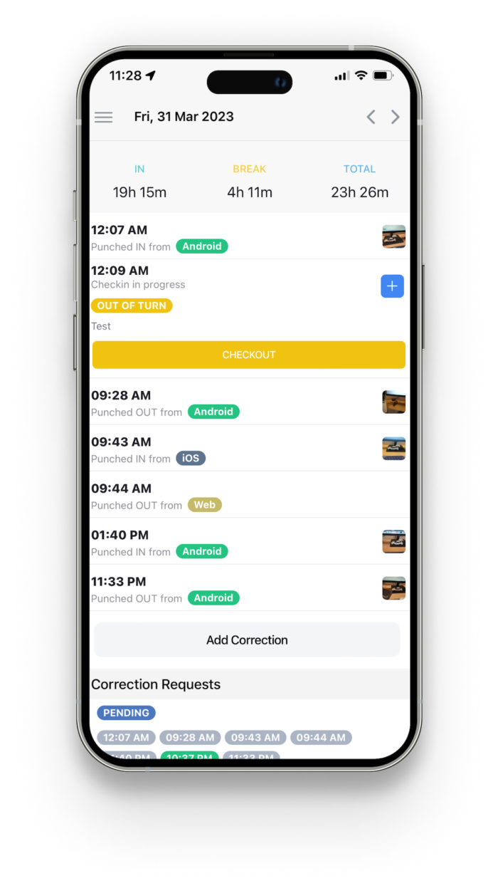 Time Clock App for iOS - ClockIt