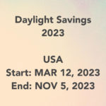 Daylight Saving 2023 - ClockIt