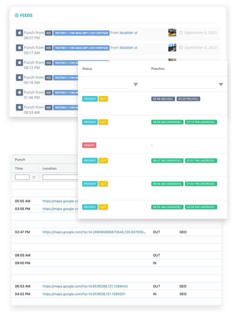 Employee Attendance Sheet - ClockIt